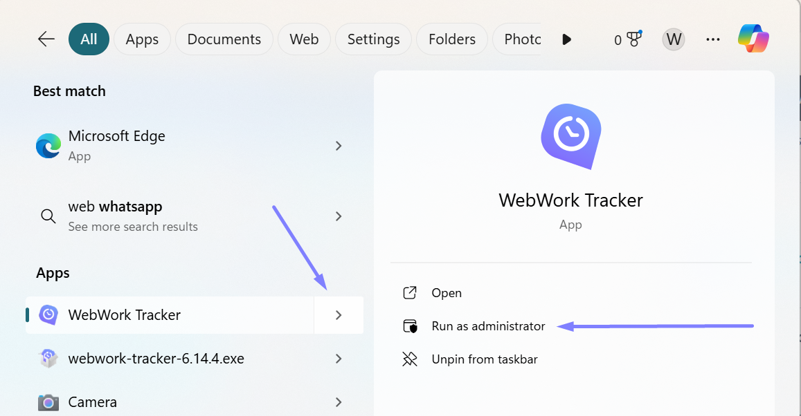 How to fix activity detection issues on Windows App?
