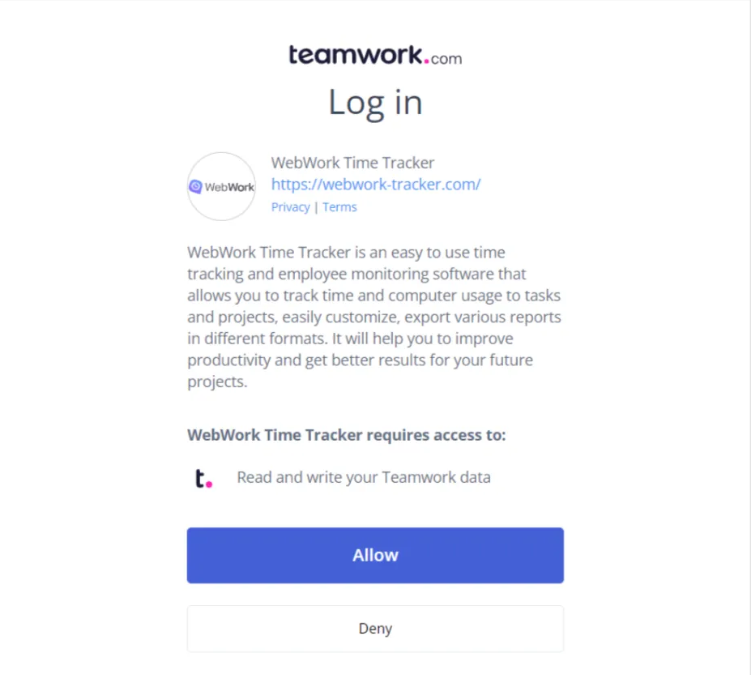 Teamwork Integration